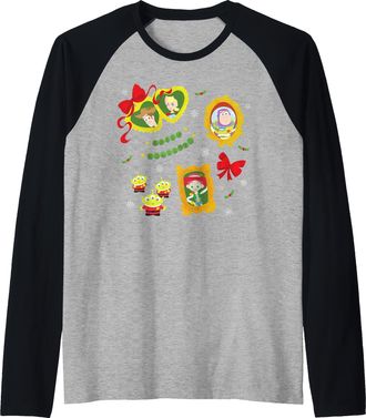 Disney Pixar Disney & Pixars Toy Story Happy Holidays Christmas Coquette Raglan