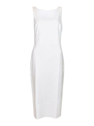 La Petite Robe Di Chiara Boni Knielanges Kleid - Wei&szlig;