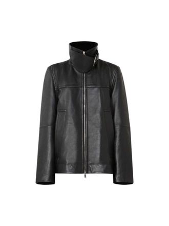 Sportmax Veste en cuir surdimensionn&eacute;e Sportmax noir