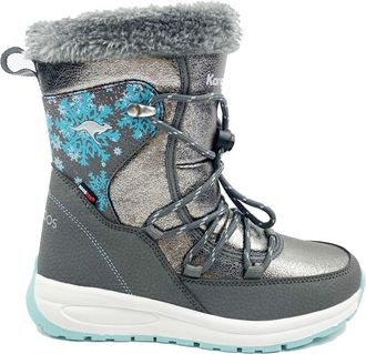 Kangaroos Damen K-Cg Monja Ev Schneestiefel, Steel Grey/Mint, 35 EU
