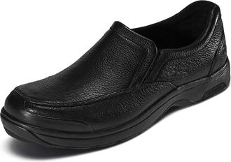 Dunham Herren Battery Park Waterproof Slip-on Halbschuhe, Schwarz, 42 EU XX-Weit