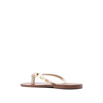 Valentino Garavani Rockstud-Embellished Sandal - Beige
