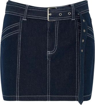 Worst Behavior Wrstbhvr, Femme, Jupes, Bleu, Taille: W28 Leandra Denim Skirt