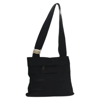 Ferragamo Pre-owned Canvas Handtaschen - - Pre-owned - Damen - Schwarzk - ONE SIZE