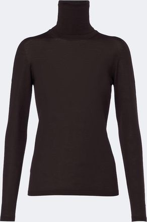 Max Mara Rollkragenpullover aus Schurwolle