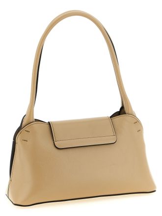 Versace Calfskin Shoulder Bag - Beige