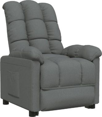 vidaXL Relaxsessel Dunkelgrau Stoff - Vidaxl