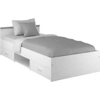 M&S Collection M&s - zodiac Lit enfant contemporain blanc mat - l 90 x p 200 cm