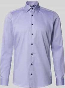 Olymp Level 5 Slim Fit Business-Hemd mit Kentkragen