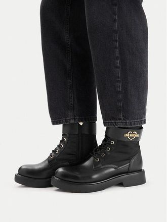 Love Moschino Schn&uuml;rschuhe JA24024G1NIN100A41 Schwarz
