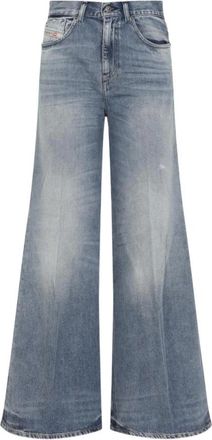 Diesel Femme, Jeans, Bleu, Taille: W27 Wide Leg Jeans