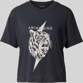 Anine Bing Relaxed Fit T-Shirt aus reiner Baumwolle