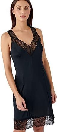 Damart Fond de robe maille fluide Femme Noir Taille 54-56 (XXL)