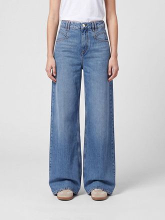 Isabel Marant Jean large Lemony &agrave; taille haute en denim