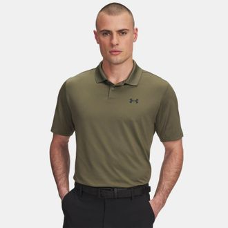 Under Armour Matchplay Polo für Herren Marine OD Grün / Schwarz XXL