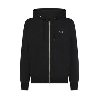 Sun 68 Homme, Sweatshirts et sweats &agrave; capuche, Noir, Taille: L Zip-through SweaT-shirt
