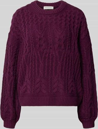 Moss Copenhagen Relaxed Fit Strickpullover aus Baumwoll-Mix Modell Marisela