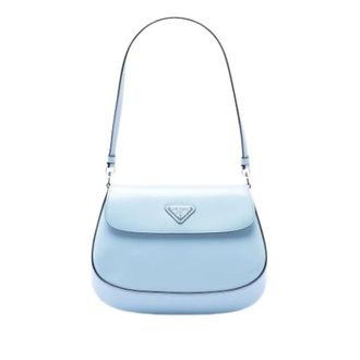 Prada Pre-owned Leder Umh&auml;ngetasche - - Pre-owned - Damen - Blau - ONE SIZE