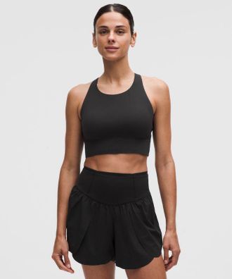 lululemon LightLift Sport-BH Mittlerer Halt f&uuml;r B/C-Cups f&uuml;r Frauen - Gr&ouml;&szlig;e 2XS in Black