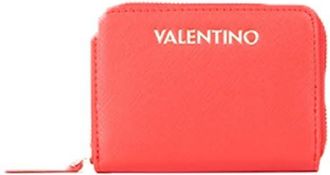 Valentino Zero Re Zip Around Wallet Rosso