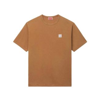Kenzo T-shirt Work And Play - Homme - Tops - Brun - Taille: XL