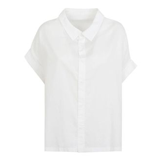 Yohji Yamamoto Femme, Blouses et Chemises, Blanc, Taille: 40 FR Cotton Shirt