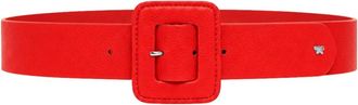 Max Mara Ceinture en cuir Nappa brillant - Femme - Accessoires - Rouge - Taille: S