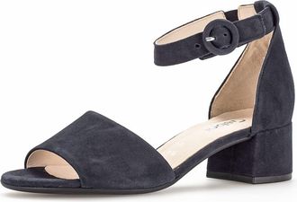 Gabor Damen Sandaletten, Frauen Sandalen,Moderate Mehrweite (G),offene Schuhe,Strandschuhe,Riemchensandalen,Dark-Blue (LDS),38.5 EU / 5.5 UK