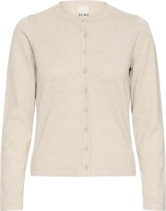 Ichi Ichi, Femme, Pulls, Beige, Taille: 44 FR Cardigans
