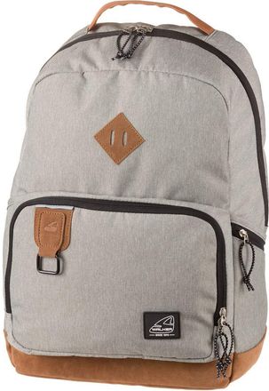 Walker 42154-075 - Rucksack Pure Eco Concept Grey, mit 2 F&auml;chern, Laptopfach, Seitentaschen, gepolsterter R&uuml;cken, verstellbare Schultergurte, ca. 30 x 45 x 2