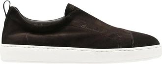Santoni Baskets &agrave; Enfiler Victory - Homme - Chaussures - Brun - Taille: 45 EU