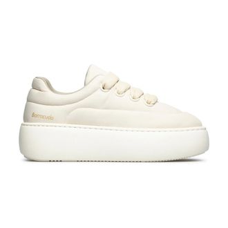 Barracuda Baskets Plateforme Blanches - Femme - Chaussures - Blanc - Taille: 36 EU