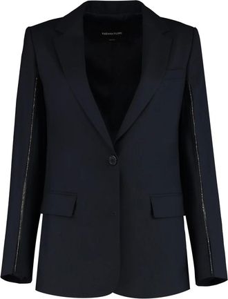 Fabiana Filippi Femme, Vestes, Bleu, Taille: 38 FR Vestes