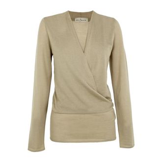 Cortana Fio- dunkelbeiger Kaschmir-Strick-Cardigan - - Knitwear - Damen - Beige - XS