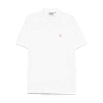 Carhartt Work in Progress Wei&szlig;e T-Shirts und Polos mit Kurzen &Auml;rmeln - - Tops - Herren - Wei&szlig; - XL