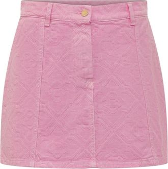Casablanca Femme, Jupes, Rose, Taille: W28 Monogram Denim Skirt