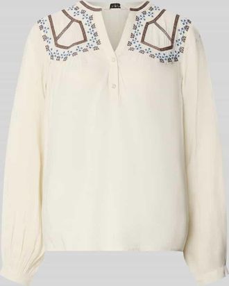 b.young Bluse aus Viskose-Mix mit kurzer Knopfleiste Modell IRISA