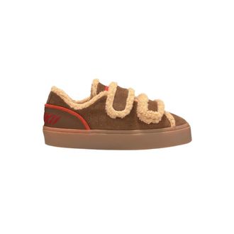 INUIKII Femme, Chaussures, Brun, Taille: 38 EU Shearling Low Velcro