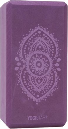 Yogistar Yogablock Yogiblock Basic - Art Collection - Ajna Chakra - Aubergine
