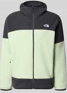The North Face Fleecejacke mit Kapuze und Logo-Stitching