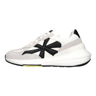 John Richmond Sneakers aus Wildleder- Kunstleder und Stoff - - Shoes - Herren - Wei&szlig; - 43 EU