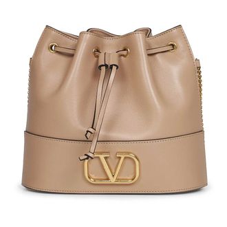 Valentino Garavani Femme, Sacs, Rose, Taille: ONE Size VLogo Signature Mini Bucket Bag