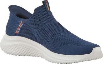 Skechers Herren Ultra Flex 3.0 Smooth Step Slip-ins Slipper, Navy Knit/Trim, 41 EU Weit