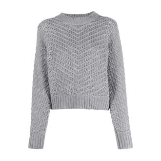 Fabiana Filippi Rundhals-Strickware - - Knitwear - Damen - Grau - XS