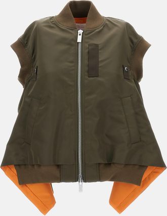 sacai Nylon-twill-weste