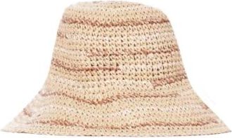 Barbour unisex, Accessoires, Beige, Taille: M Kelley Crochet Bucket Hat