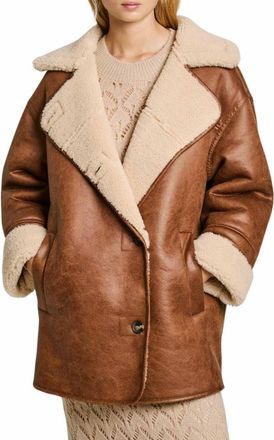 Pepe Jeans London Damen Carla Baby Jacke, Braun (Erdbraun), 42