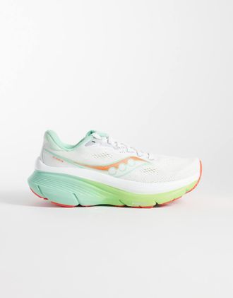 Saucony Guide 19 baskets blanches multicolores