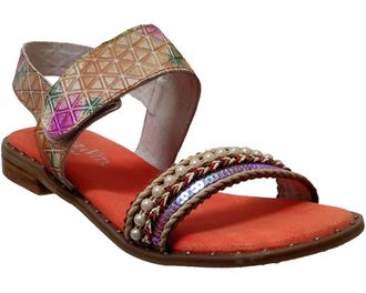 Laura Vita Damen FLCORENCEO 01 Peeptoe Sandalen, Orange Orange Orange