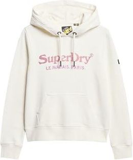 Superdry Metallic Venue Hoodie XS, beige, XS